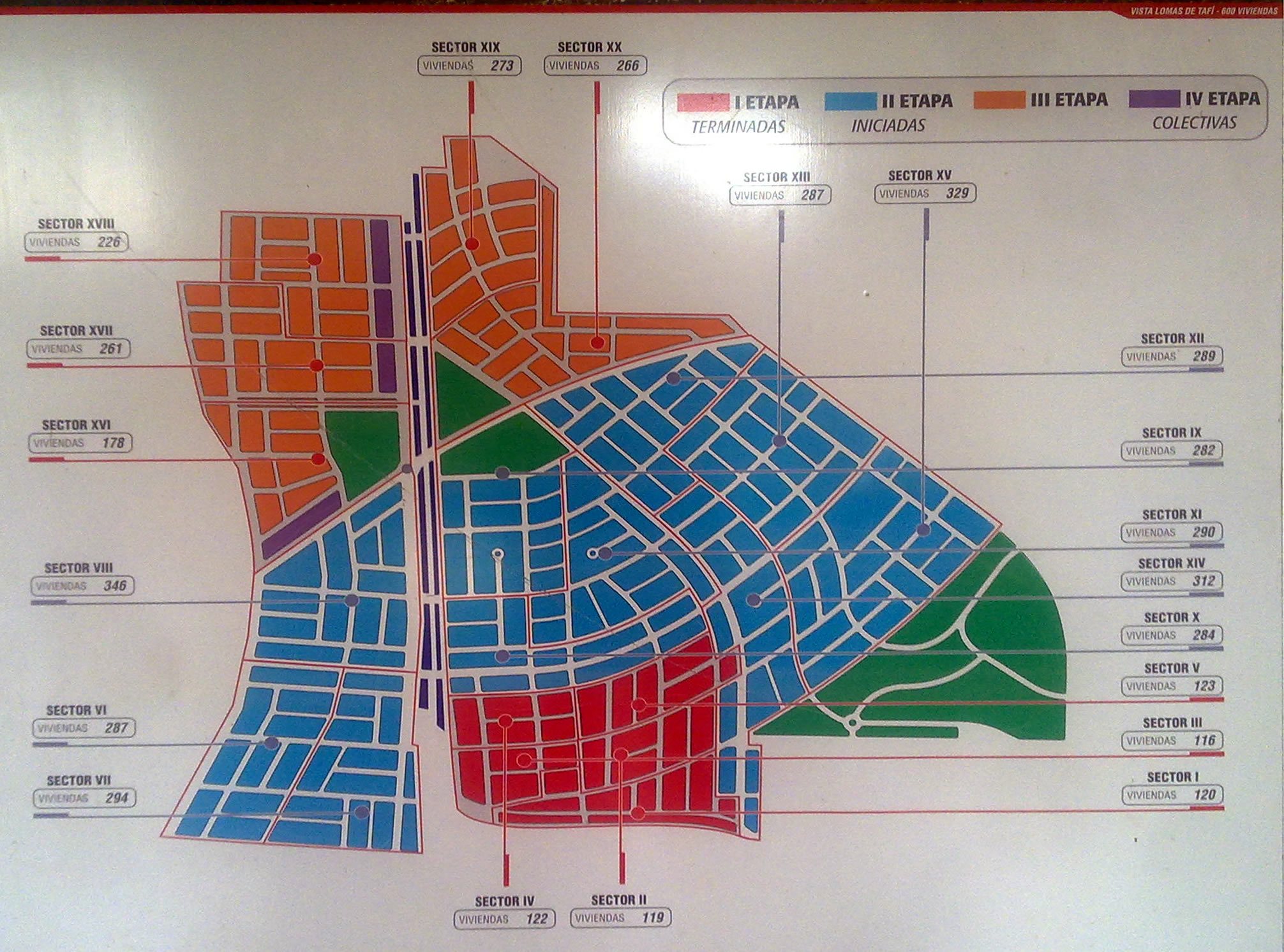 Para ubicar todos los sectores de lomas de Tafi | Lomas de Tafí